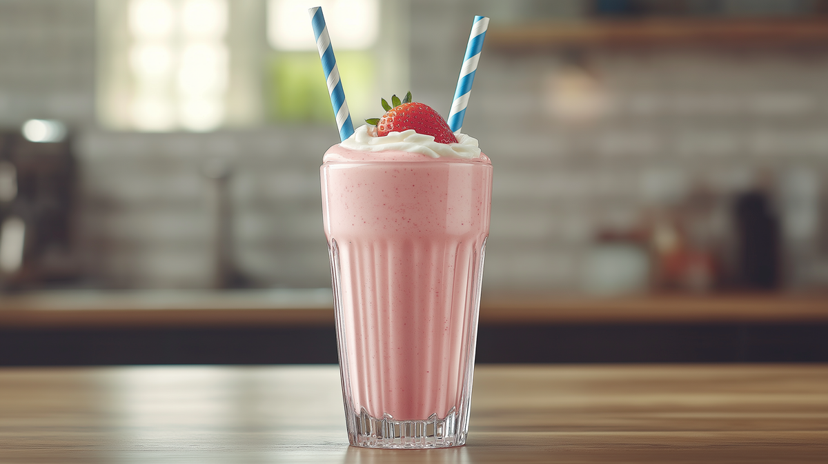 Strawberry Oat Milkshake Recipe | Summer in a Glass with MYOM