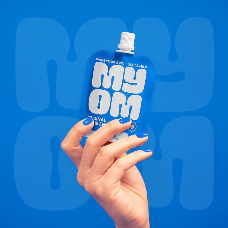 MYOM Bundle | Award-Winning Vegan Oat Milk (6 x 500ml) & Glass Bottle ...