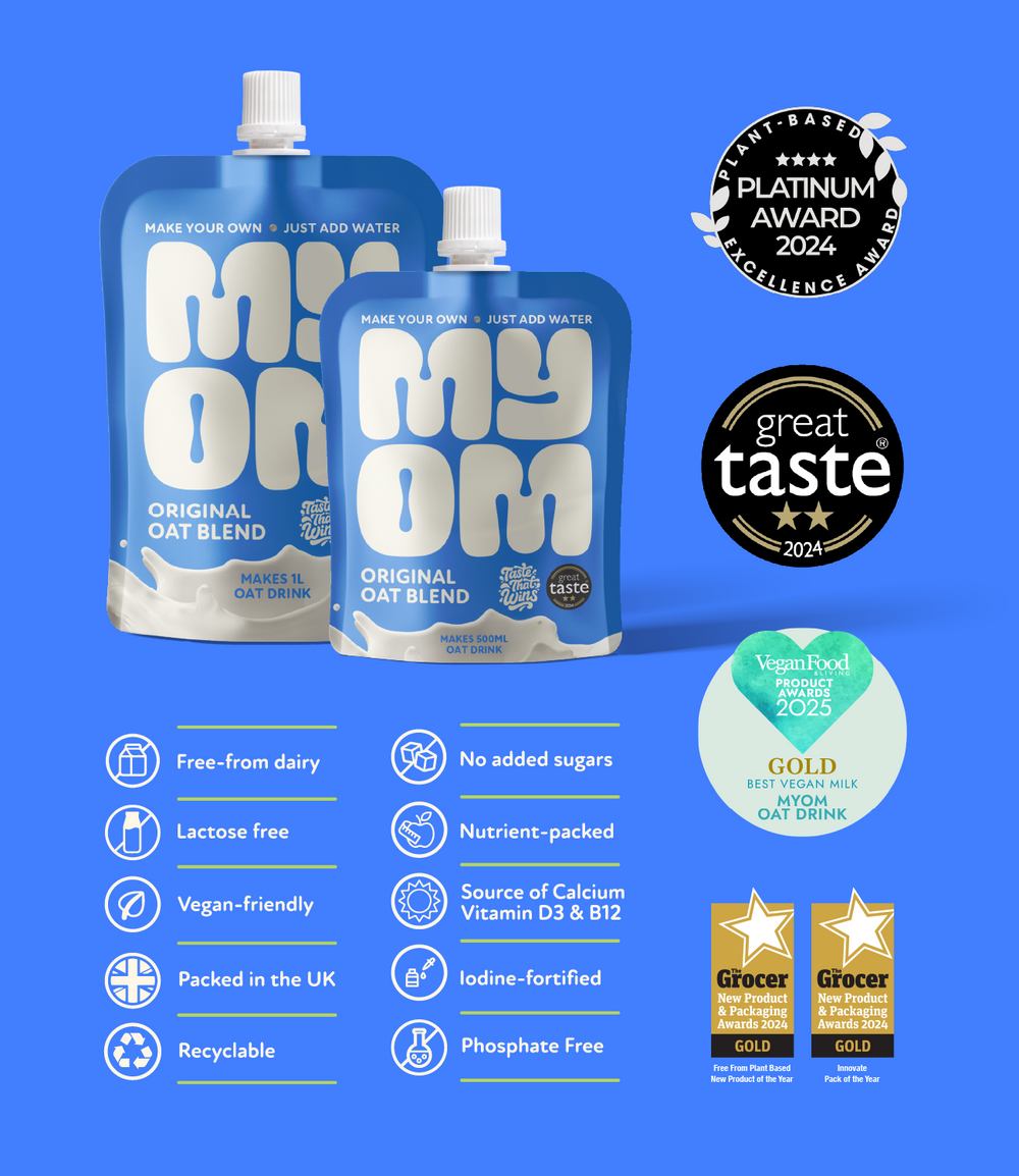 About MYOM: The Award-Winning, Nutrient-Rich Oat Milk Alternative