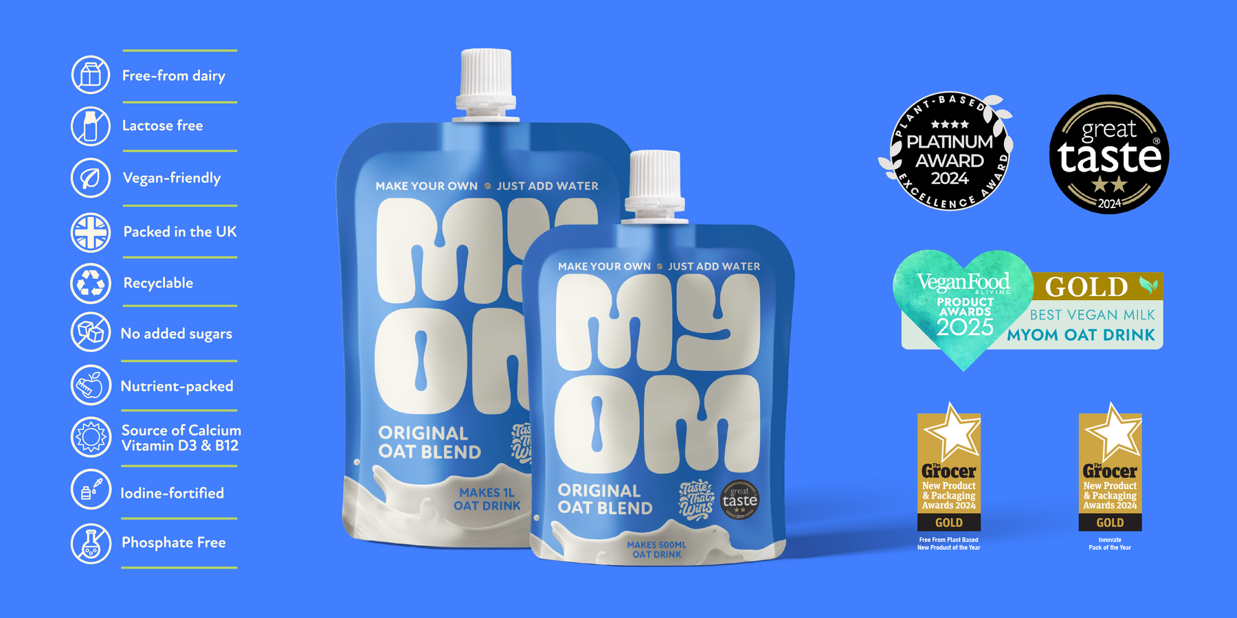About MYOM: The Award-Winning, Nutrient-Rich Oat Milk Alternative